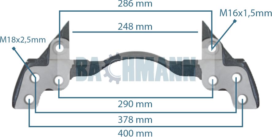 Caliper Carrier 22.5" Left&Right SCANIA | Bachmann